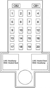 Fuse Box Diagrams Chrysler PT Cruiser (2001-2005) - Fusesinfo.com