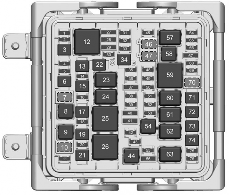 Fuse Box Diagrams Cadillac CTS/CTS-V (2014-2019) - Fusesinfo.com