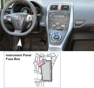 Fuse Box Diagrams Toyota Auris HSD (E150; 2010-2012) - Fusesinfo.com