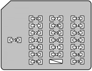 Fuse Box Diagrams Lexus LS430 (XF30; 2001-2003) - Fusesinfo.com