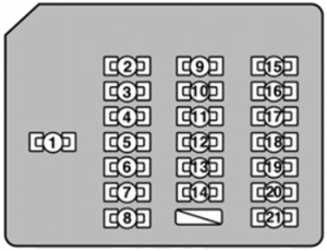 Fuse Box Diagrams Lexus LS430 (XF30; 2004-2006) - Fusesinfo.com